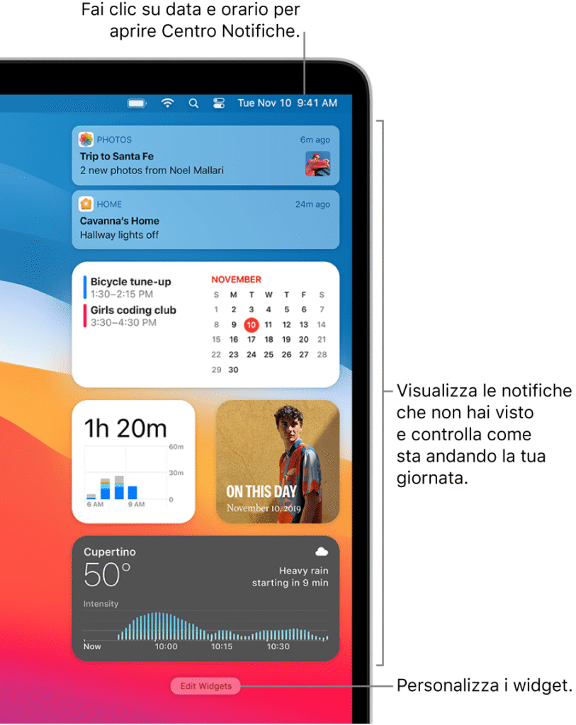Come utilizzare la barra dei menu sul Mac