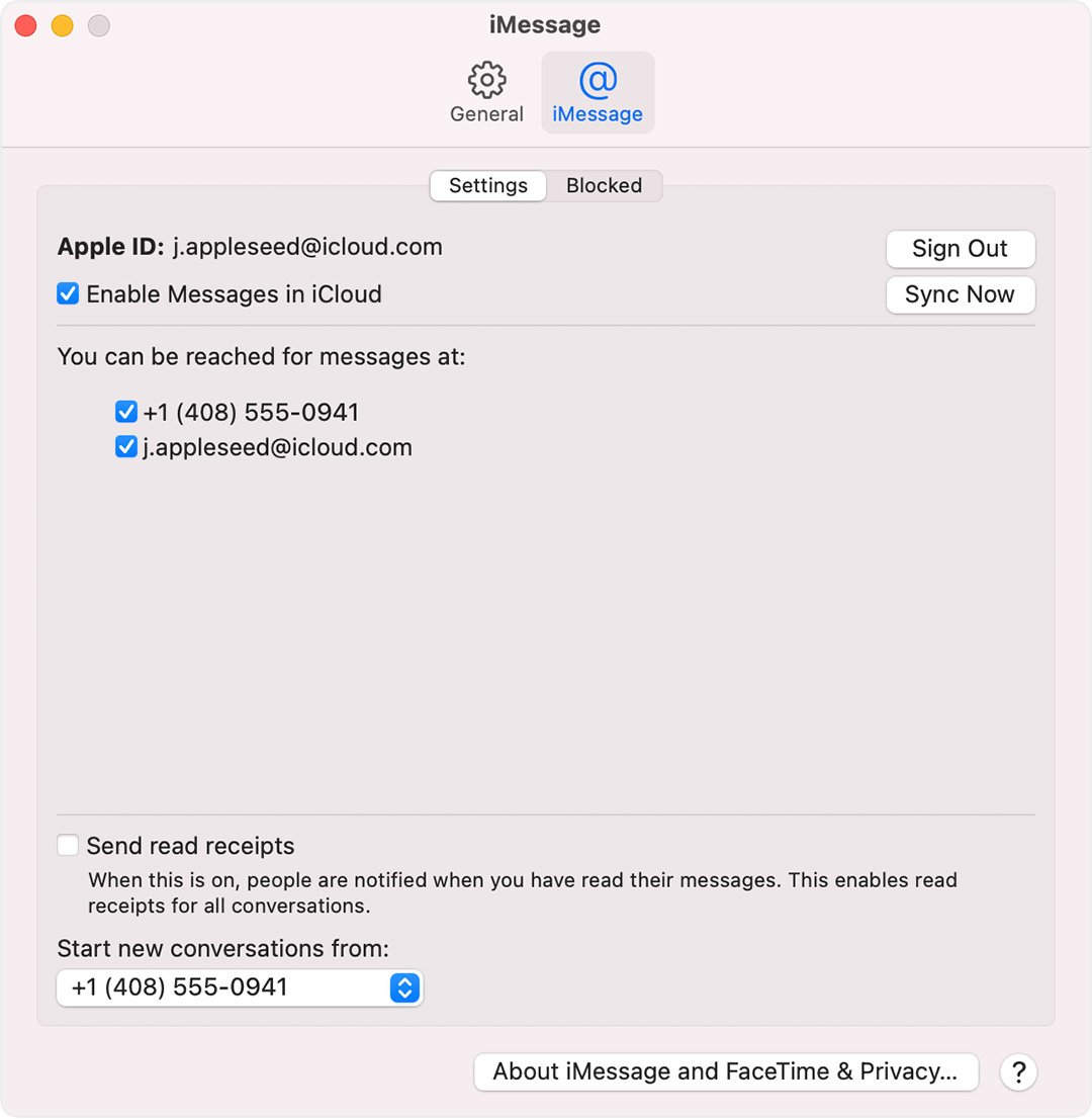 Come configurare iMessage su Mac